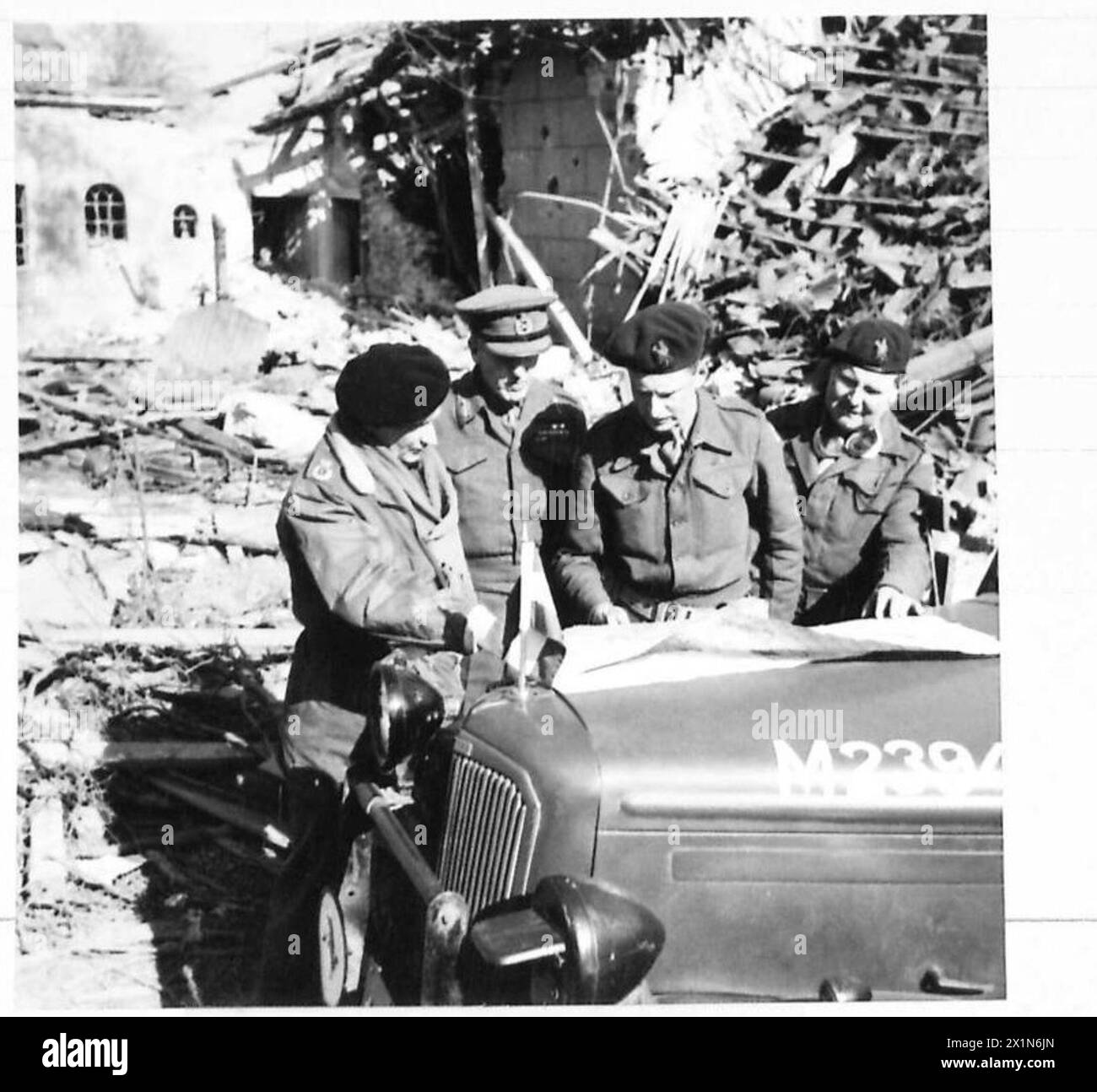 The Commander-in-Chief meets with Lieutenant General B.G. Horrocks, GOC ...