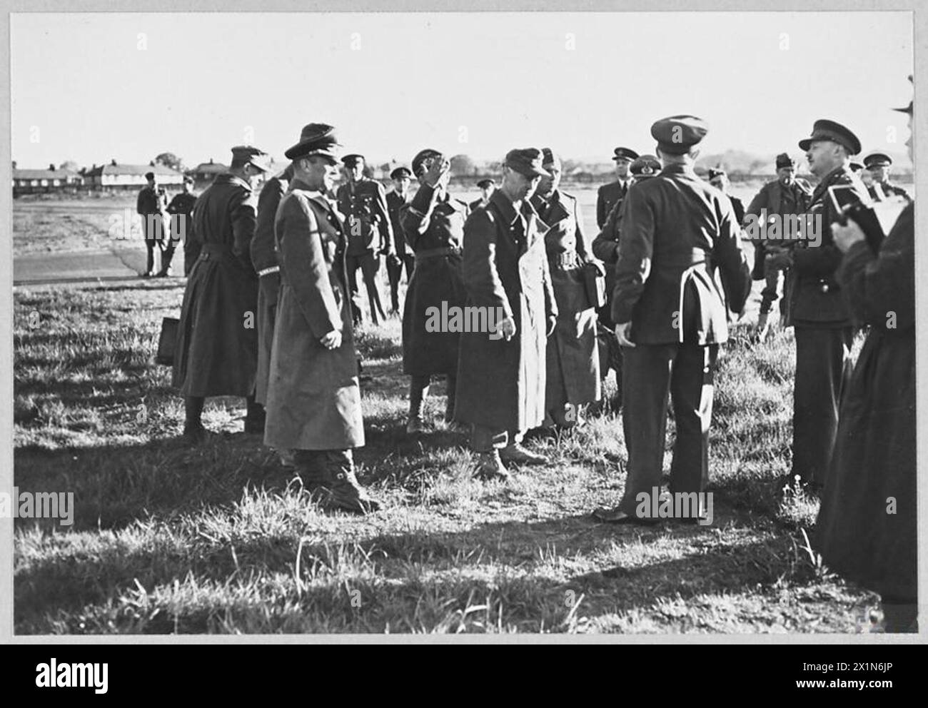GENERAL VON ARNIM AND OTHER HIGH RANKING GERMAN OFFICERS SURRENDERED TO ...