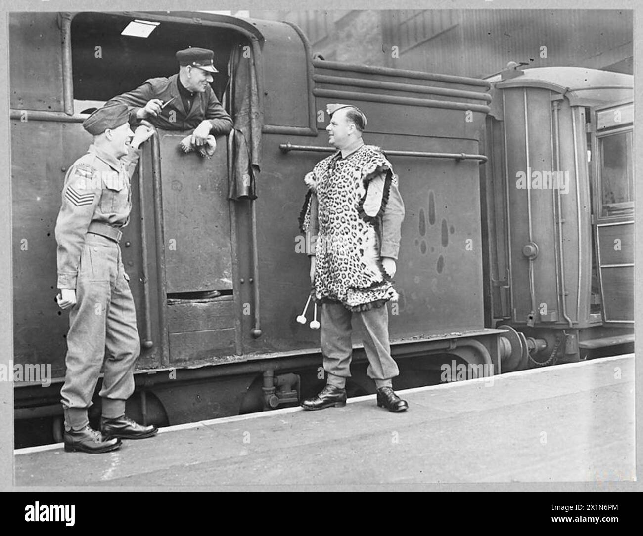 The RAF Regiment band arrives in London in 1943 to participate in the ...