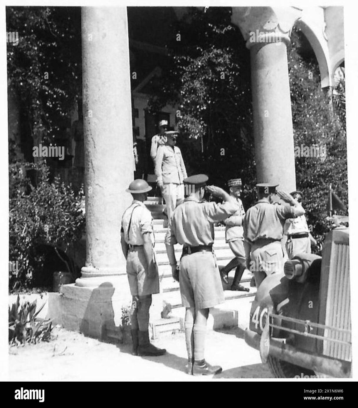 The Vichy French envoy departs following the Syrian Peace Convention ...