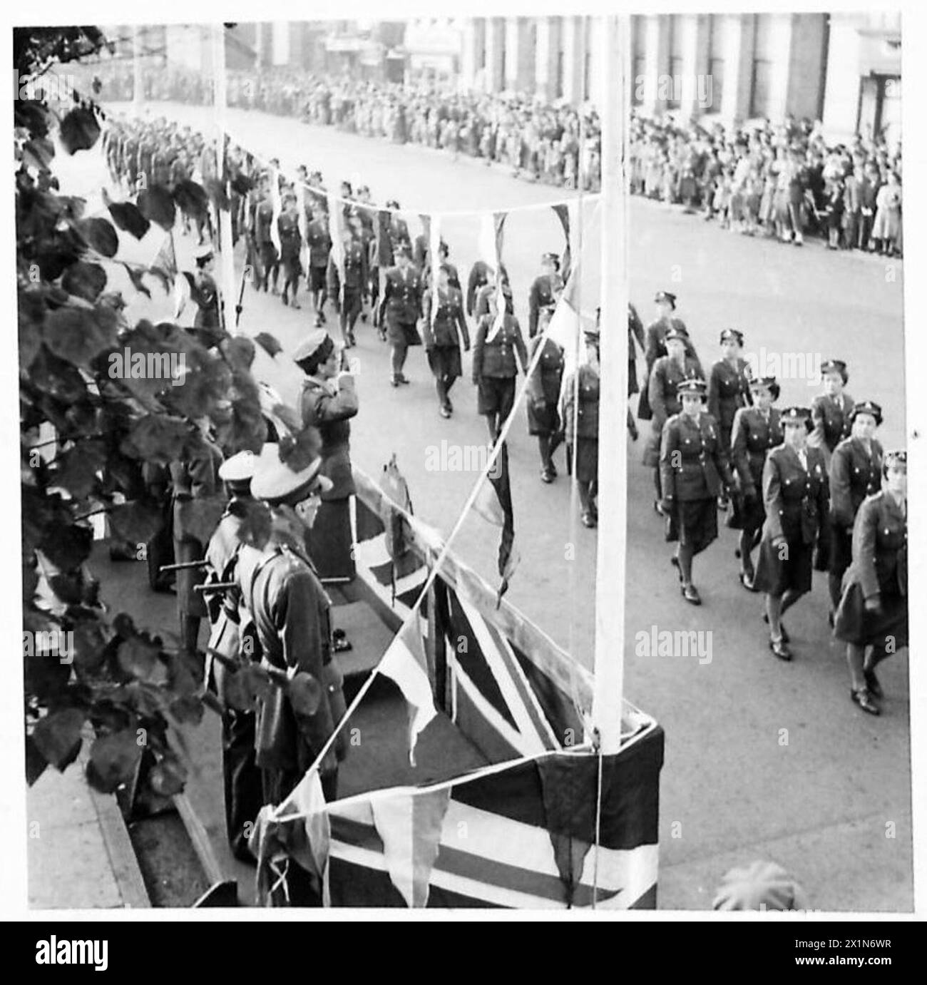 ATS CHURCH PARADE IN SALISBURY - Members of the ATS marching past the ...