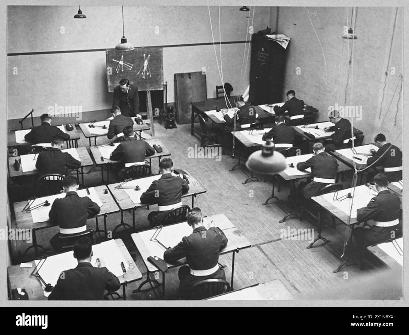 RAF Initial Training Wing conducts a navigation class in a 15th-century ...