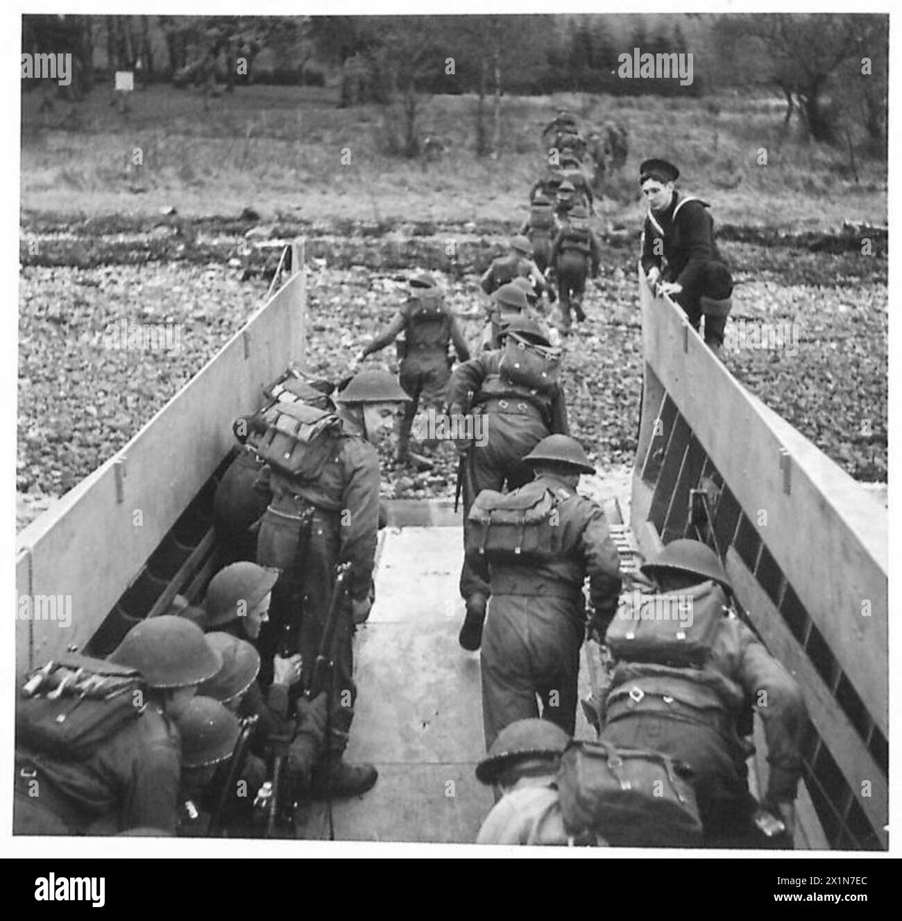 Soldiers of the 6th Black Watch regiment participate in combined operations training exercises ...