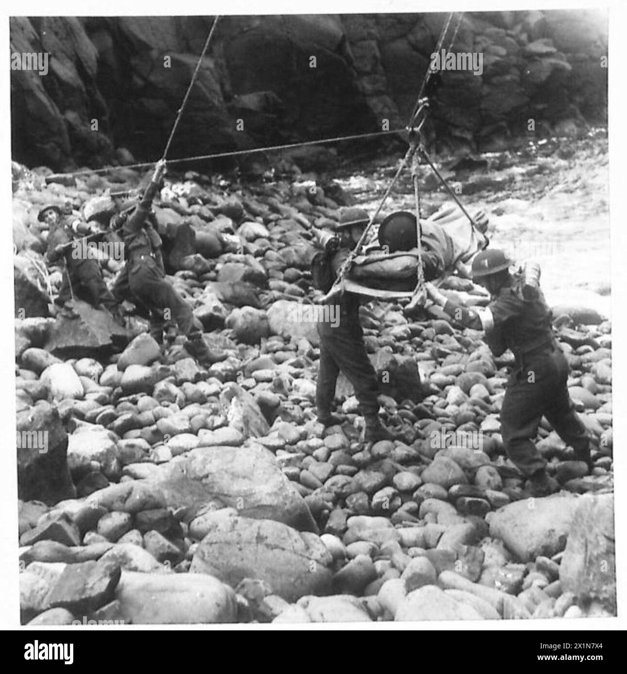 NEW METHOD OF RESCUING CLIFF CASUALTIES - The journey completed. The ...