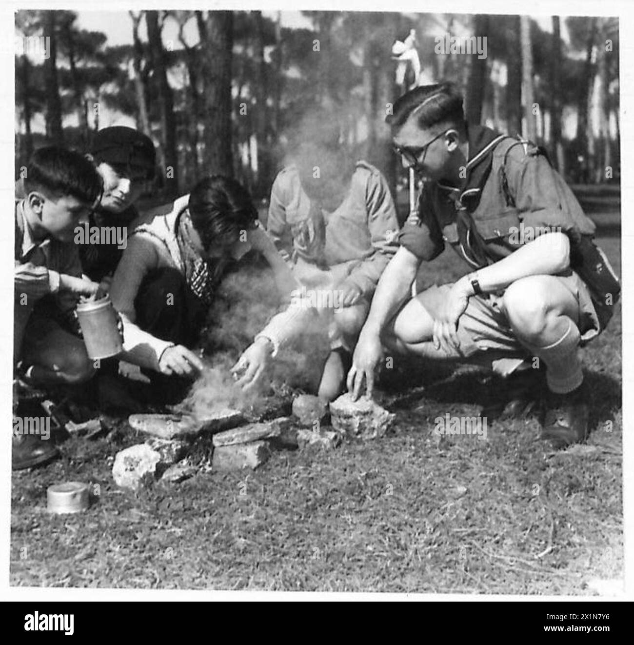 ROME : SCOUT RALLY - Laurie is attracted by the savoury smell of ...