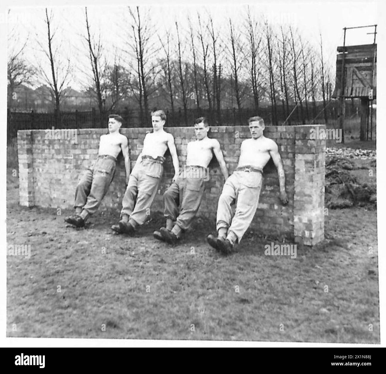 PHYSICAL TRAINING PICTURES - Series of photographs of 'pulling and ...