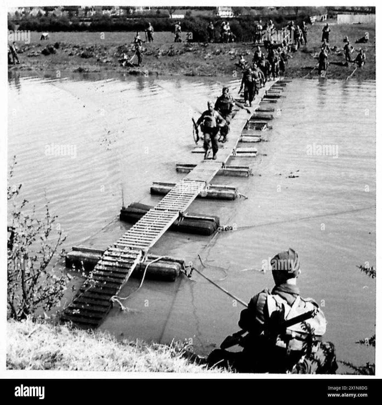 British army platoon Black and White Stock Photos & Images - Alamy