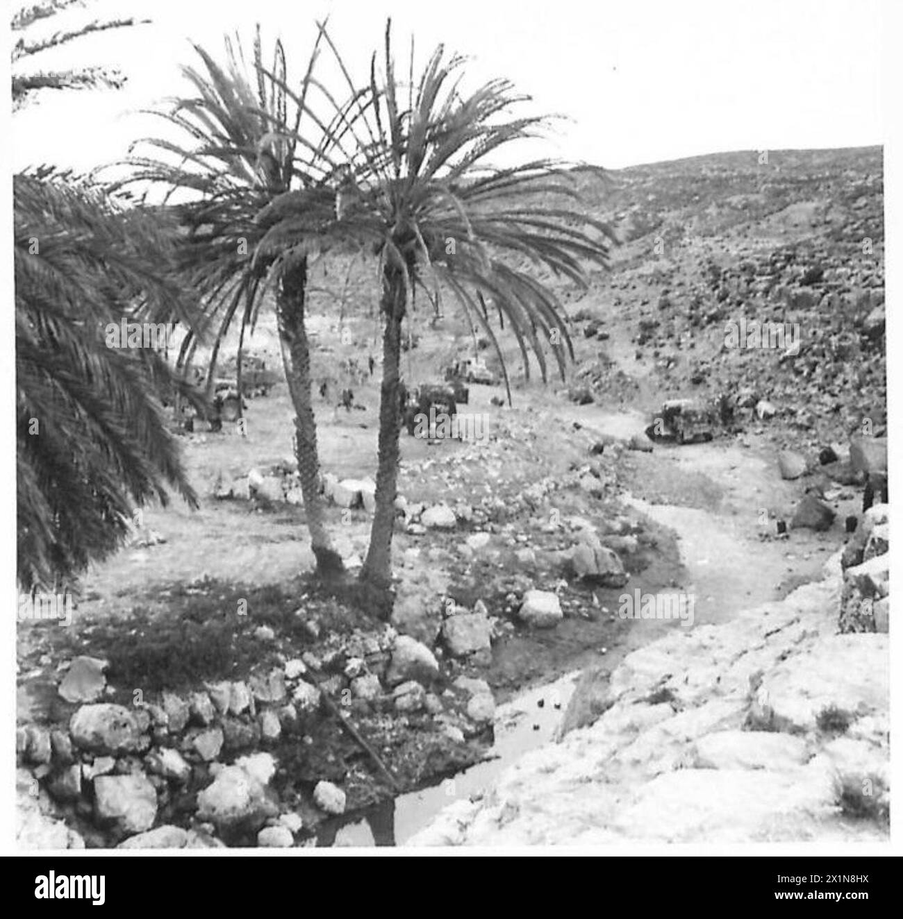 IN THE TUNISIAN MOUNTAINS WITH THE EIGHTH ARMY - Front line position in ...