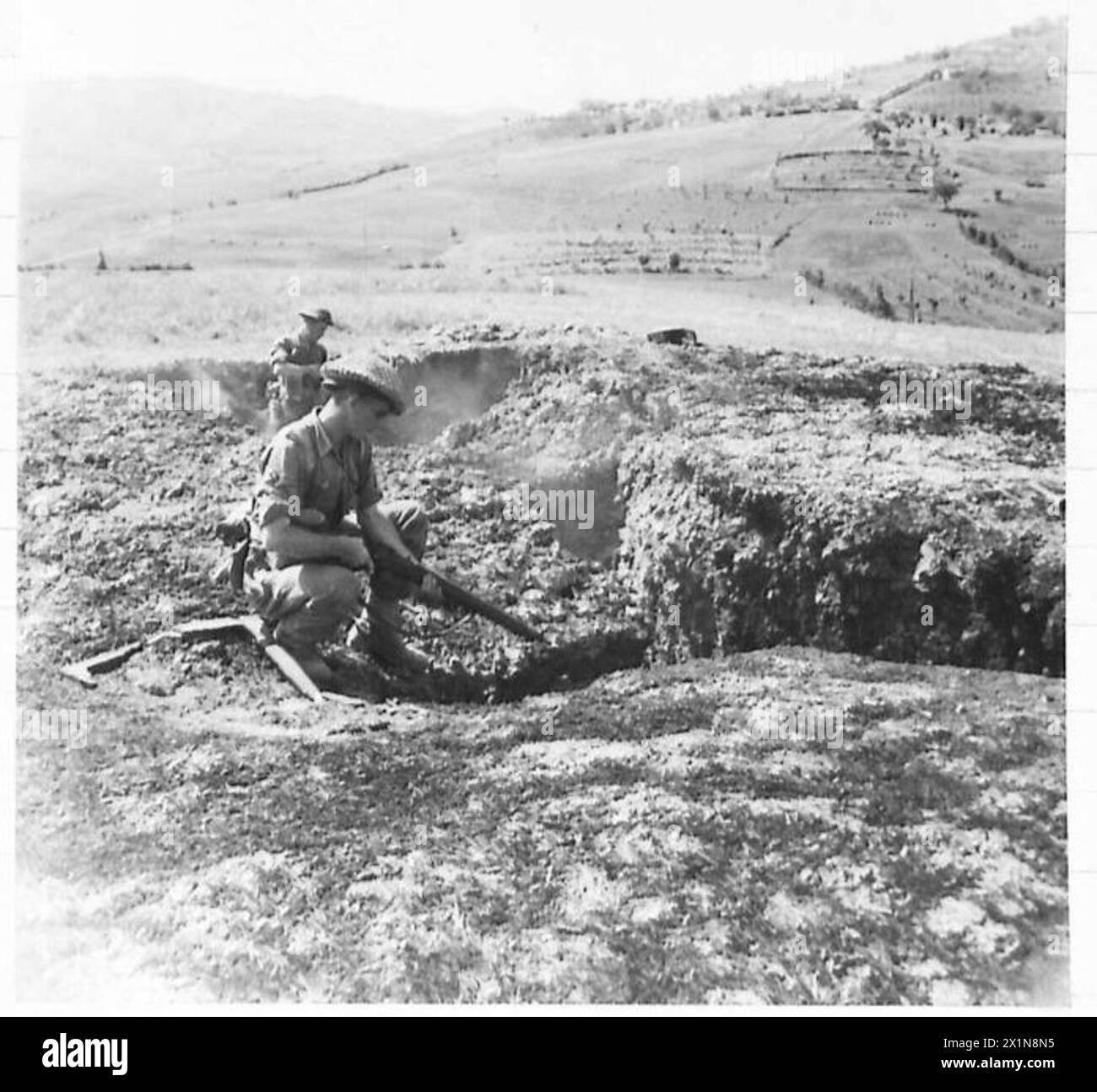 EIGHTH ARMY : ADVANCE INTO THE GOTHIC LINE - This defence position, in ...