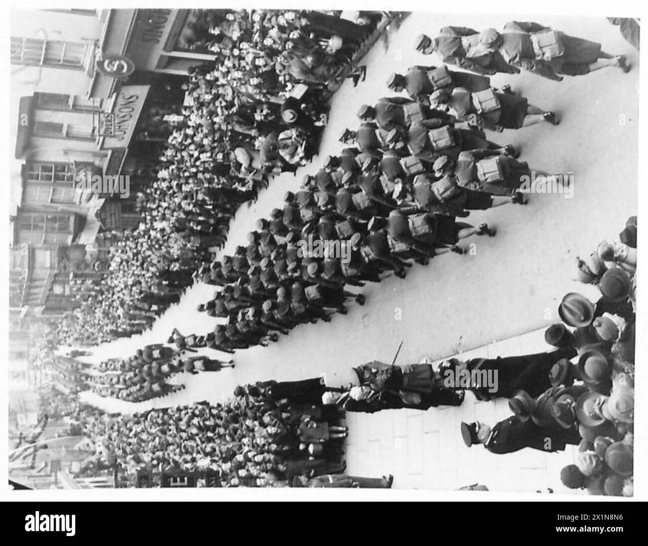 Lieutenant General Sir Ronald Adam salutes members of the Auxiliary ...