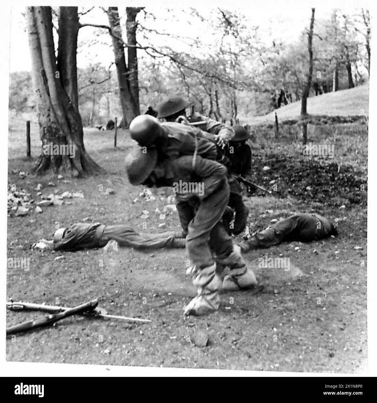British army personnel patrol Cut Out Stock Images & Pictures - Alamy