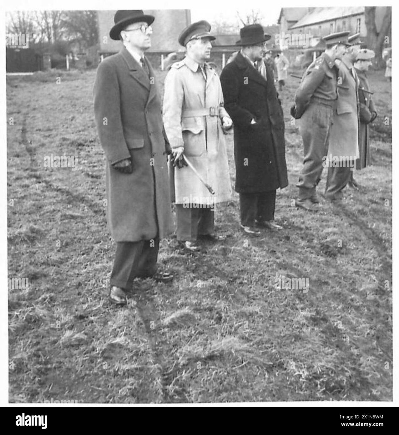 The Secretary of State for War visits Northern Ireland, accompanied by ...