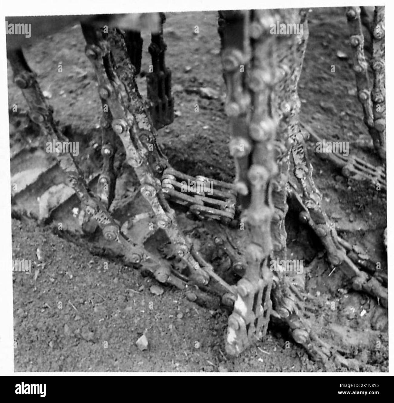 Mine clearing tank Black and White Stock Photos & Images - Alamy