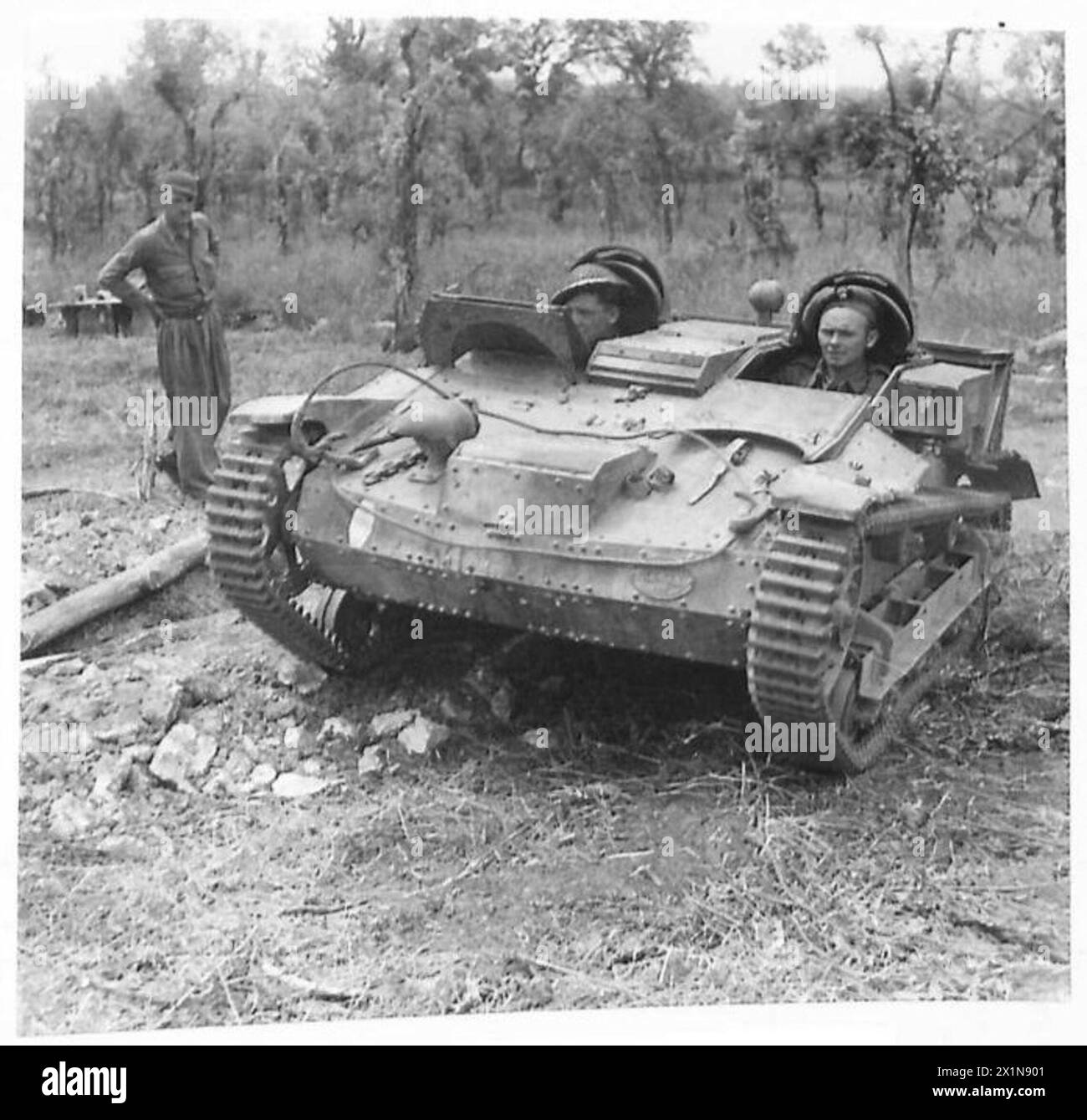 ITALY : THE ADVANCE THROUGH THE GUSTAV LINE - The miniature tank in ...