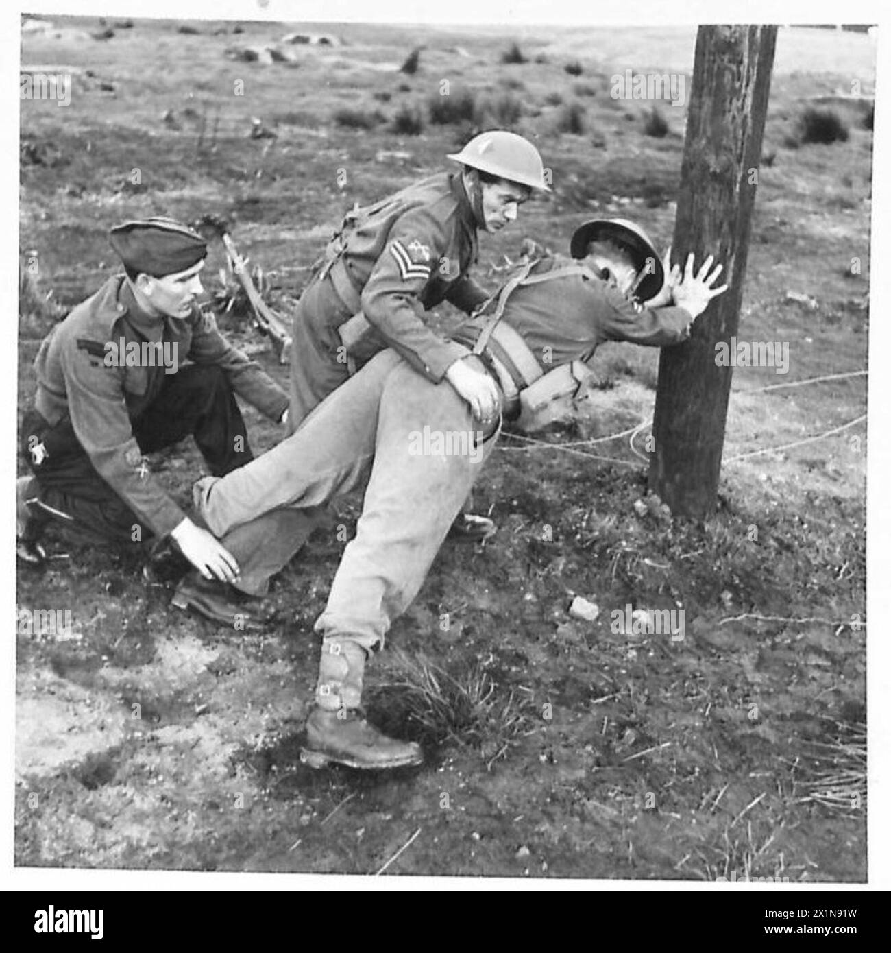 A RECCE TRAINING CENTRE - Use of knife with pressure on neck , British ...