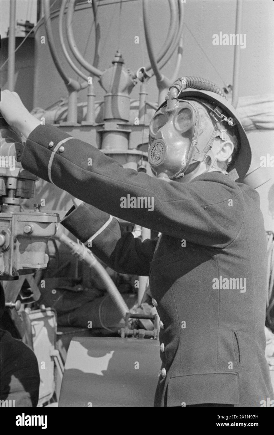 THE FRENCH SLOOP COMMANDANT DUBOC NOW IN SERVICE WITH THE BRITISH NAVY ...