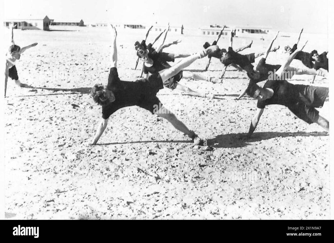INFANTRY IN EGYPT - Physical jerks is an essential means of keeping fit ...