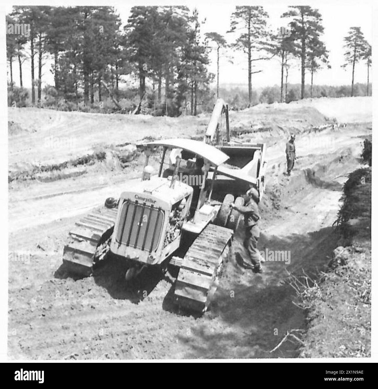 A MILITARY RAILWAY FOR TRAINING R.Es. - Royal Engineers receiving ...