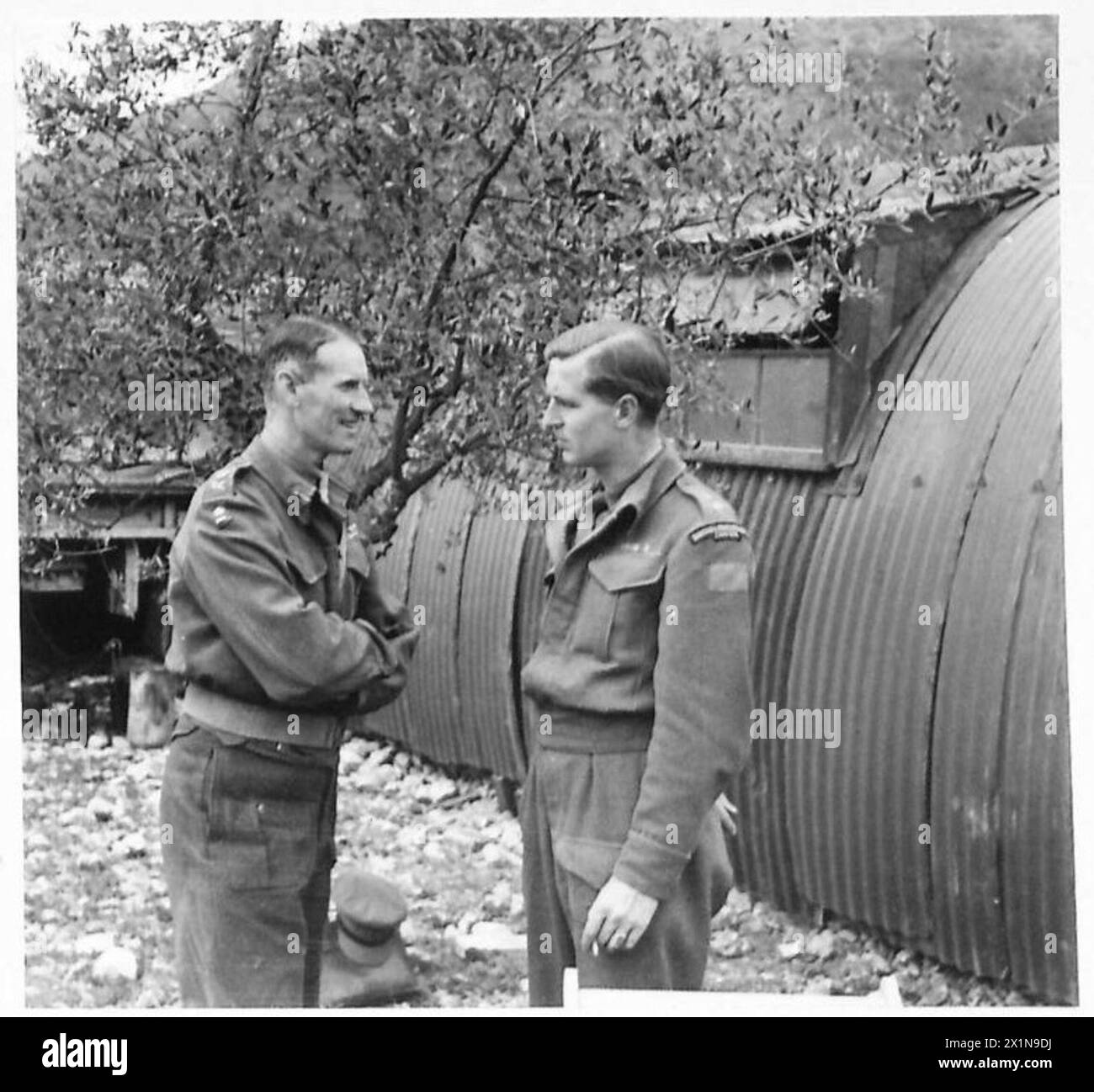 Lieutenant General Sir R.L. McCreery and Lieutenant Colonel Lord ...