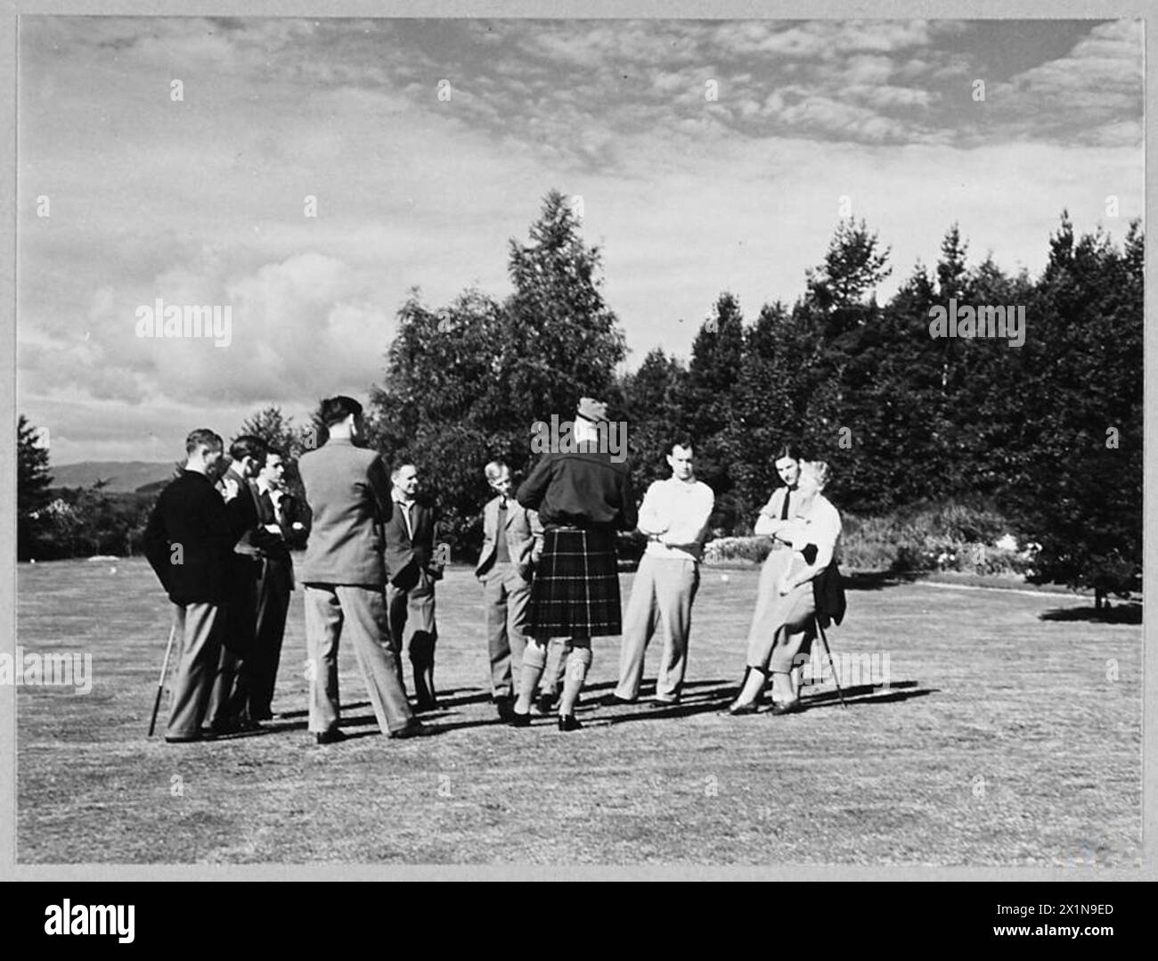In 1943, Lady MacRobert receives visitors at Alastream House, a leave ...
