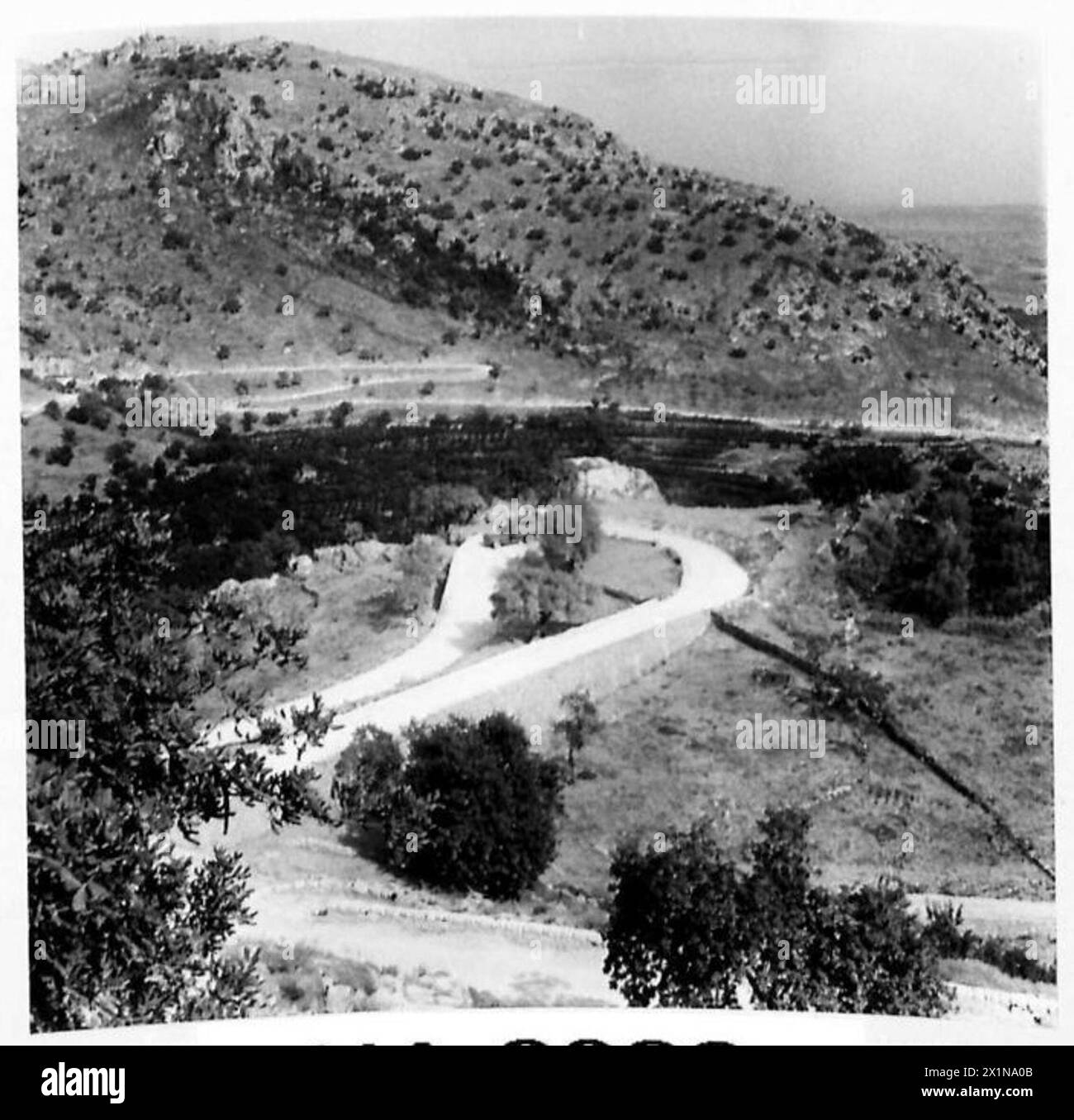 COMPO RATIONS - General view showing the type of country our transport ...