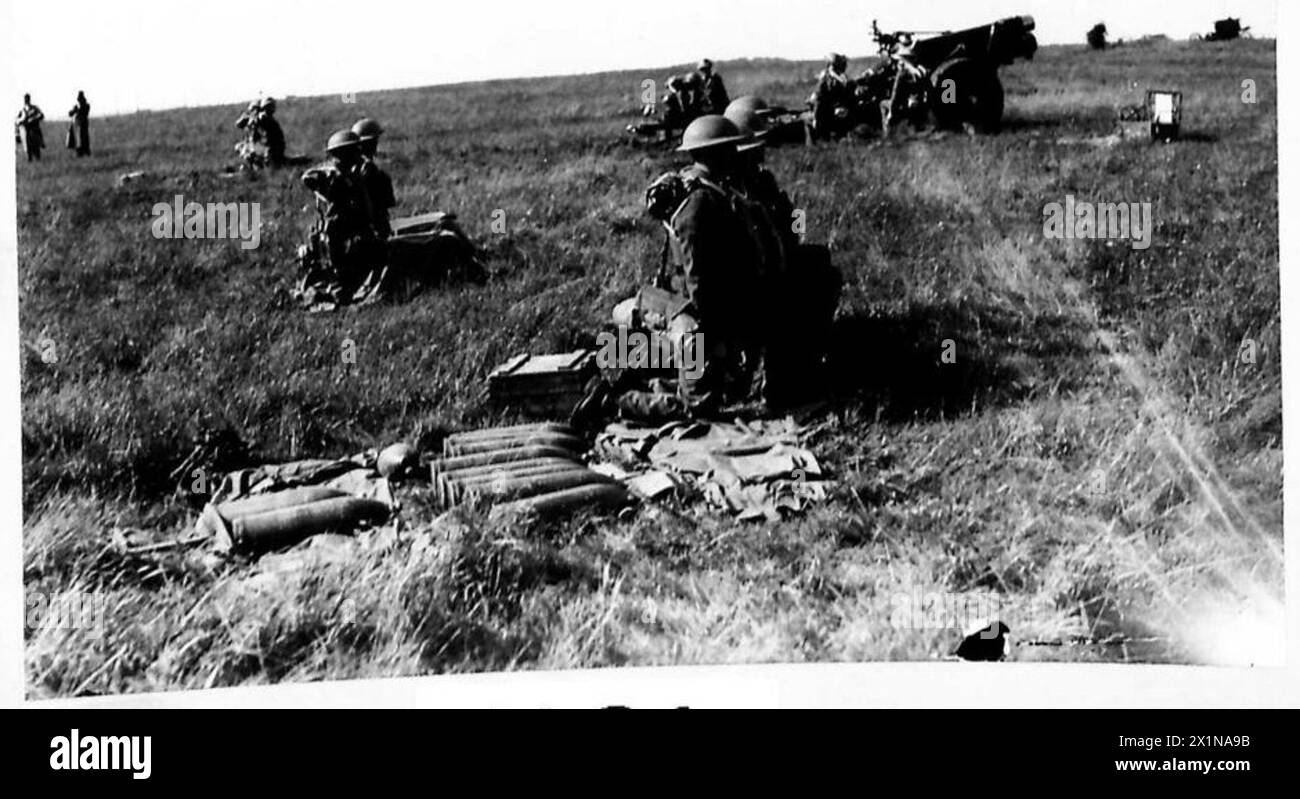 Artillery unit in action Cut Out Stock Images & Pictures - Alamy