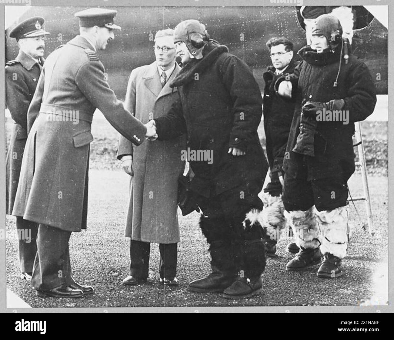 M. V. Molotov of the USSR and Anthony Eden of the UK sign a 20-year ...