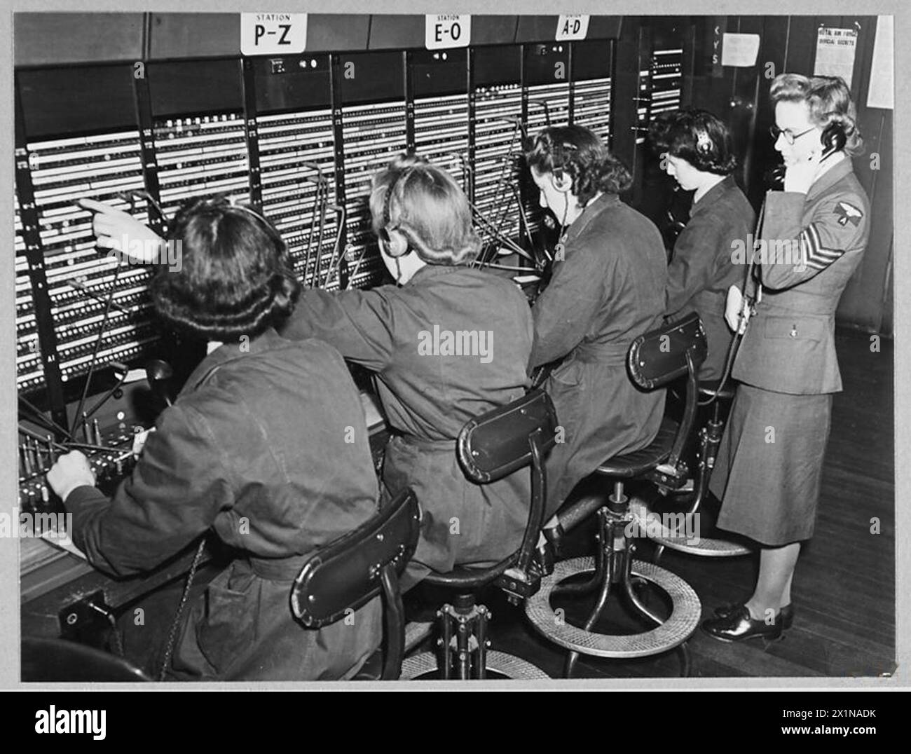 LARGEST SERVICE TELEPHONE EXCHANGE IS OPERATED BY W.A.A.F. - The ...