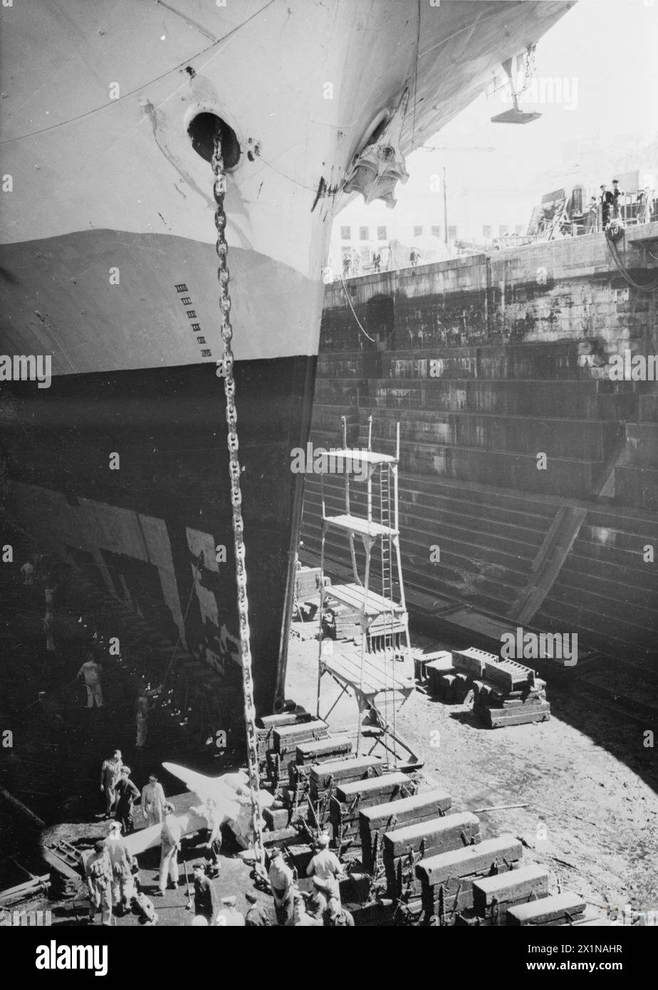 WITH THE VENERABLE. MAY 1945, THE COLOSSUS CLASS LIGHT FLEET CARRIER ...