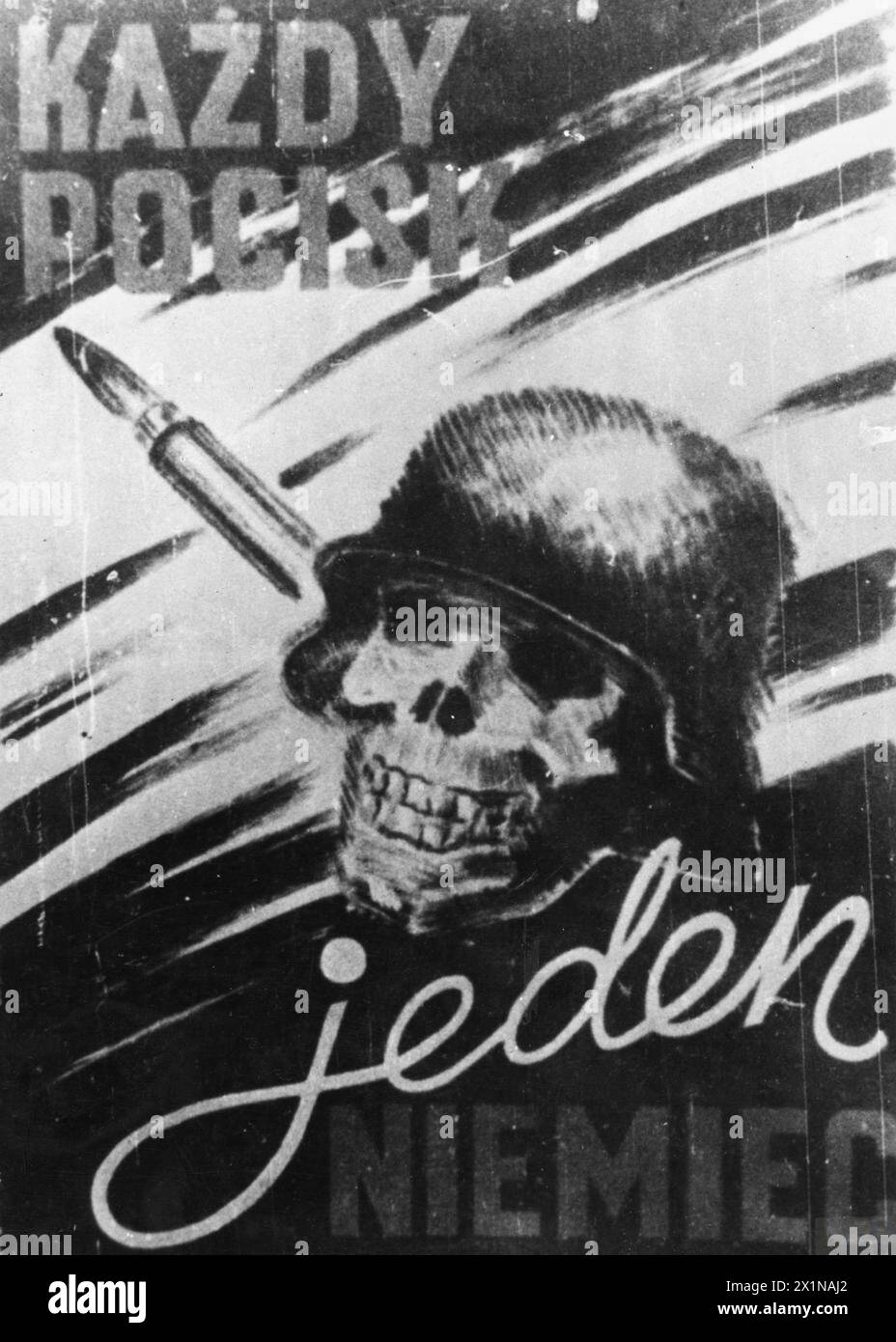 Polish german poster propaganda hi-res stock photography and images - Alamy