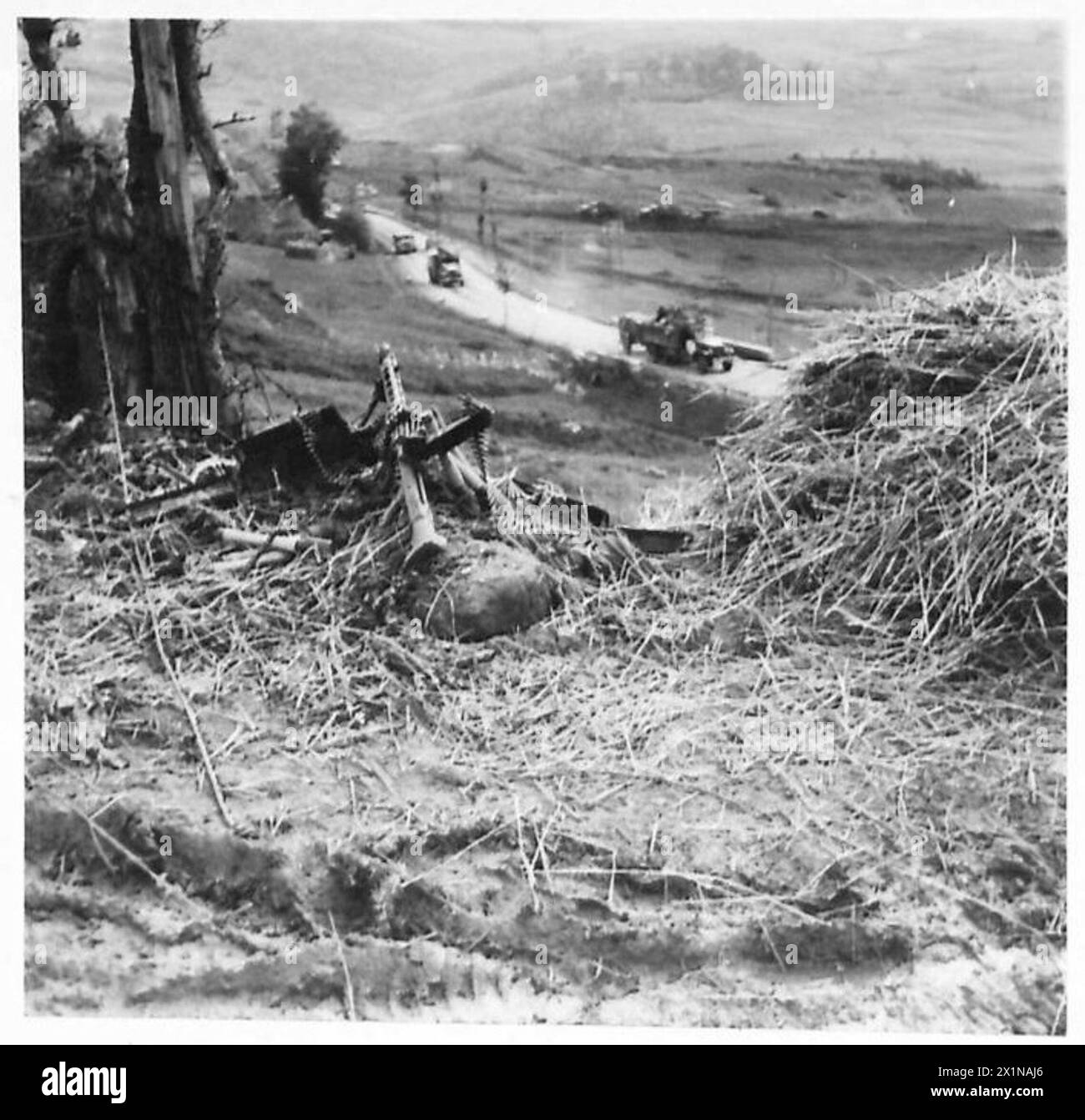 FIFTH ARMY : VARIOUS - A German Spandau nest covering Route 65 to ...