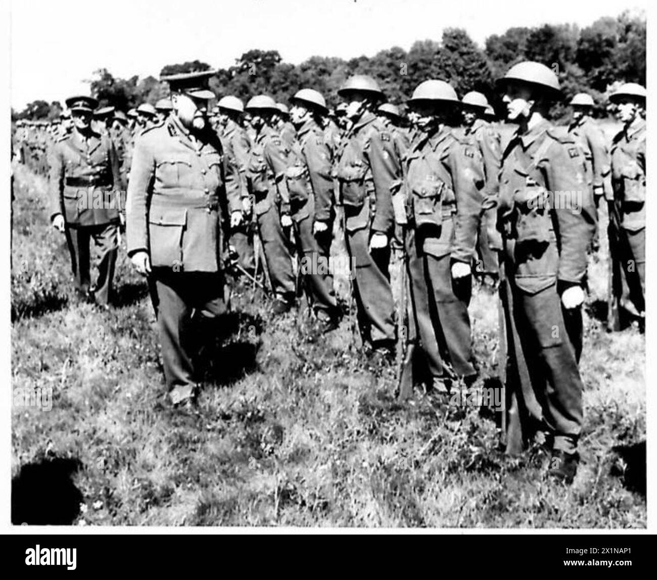 The Lord Mayor of London inspects members of the Royal Fusiliers during ...