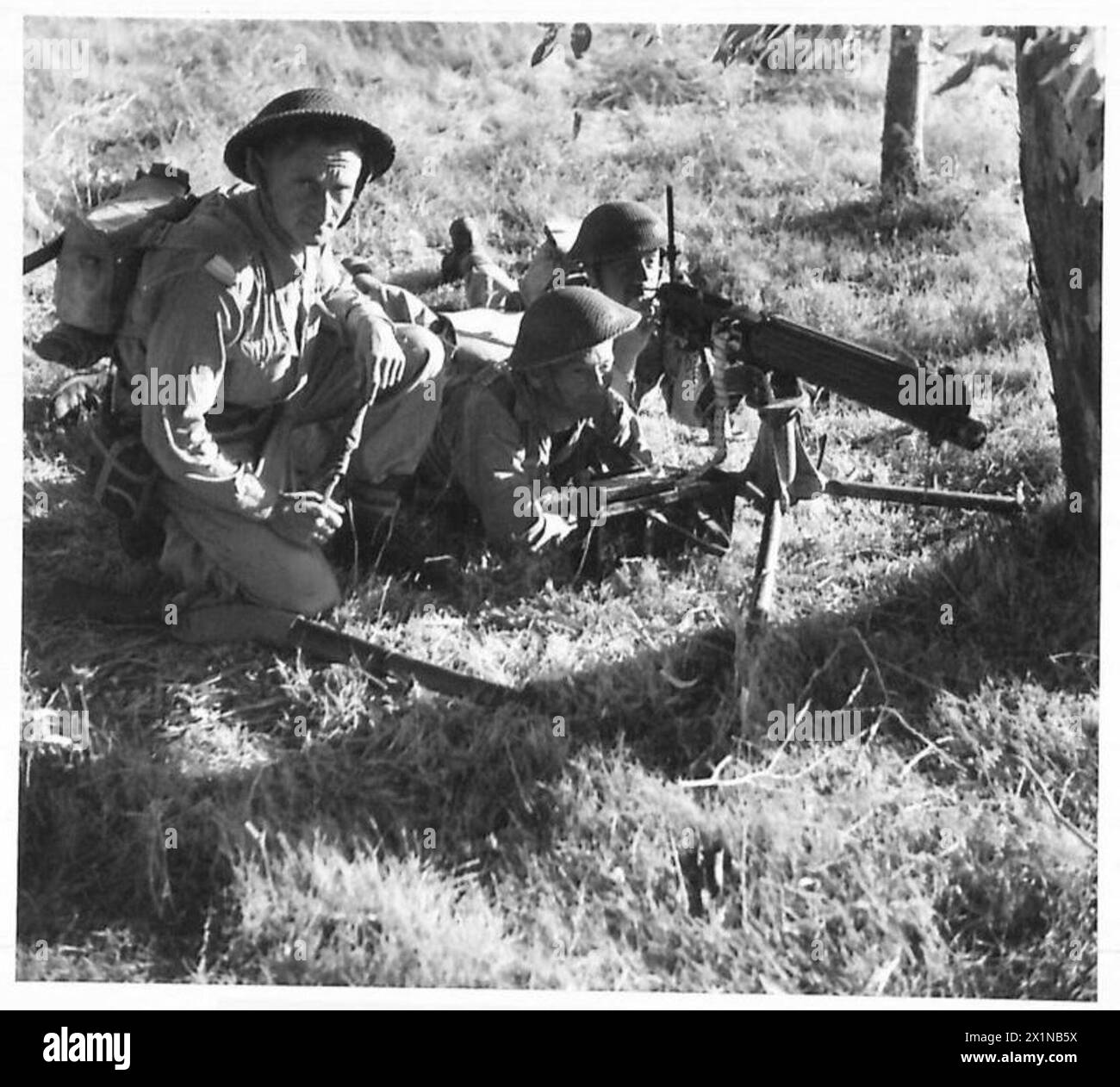 THE POLISH ARMY IN THE MIDDLE EAST, 1942-1943 - Vickers machine gun ...