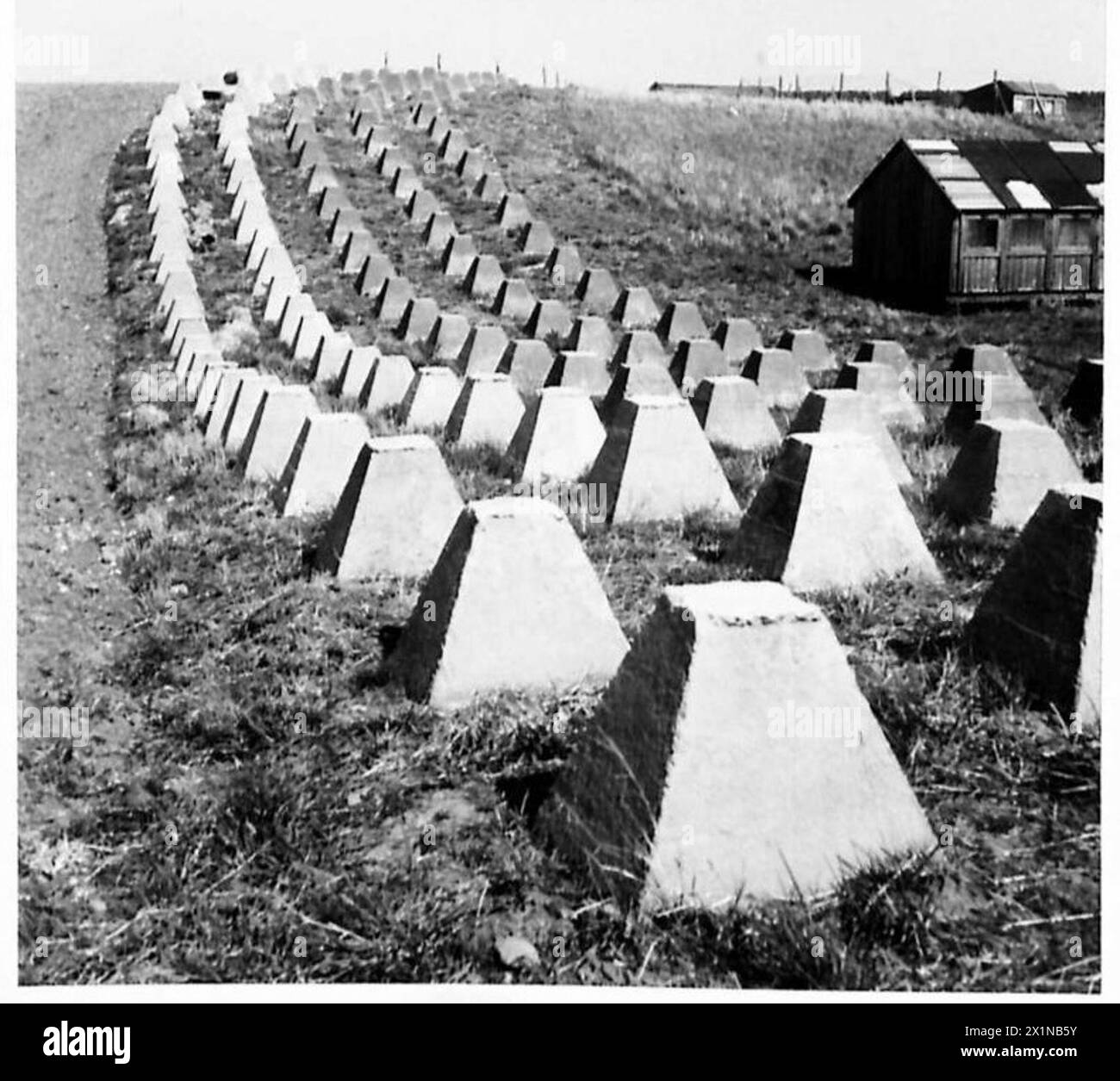 A/T OBSTACLES - Anti-Tank obstacles on the East Lothian coast, British ...