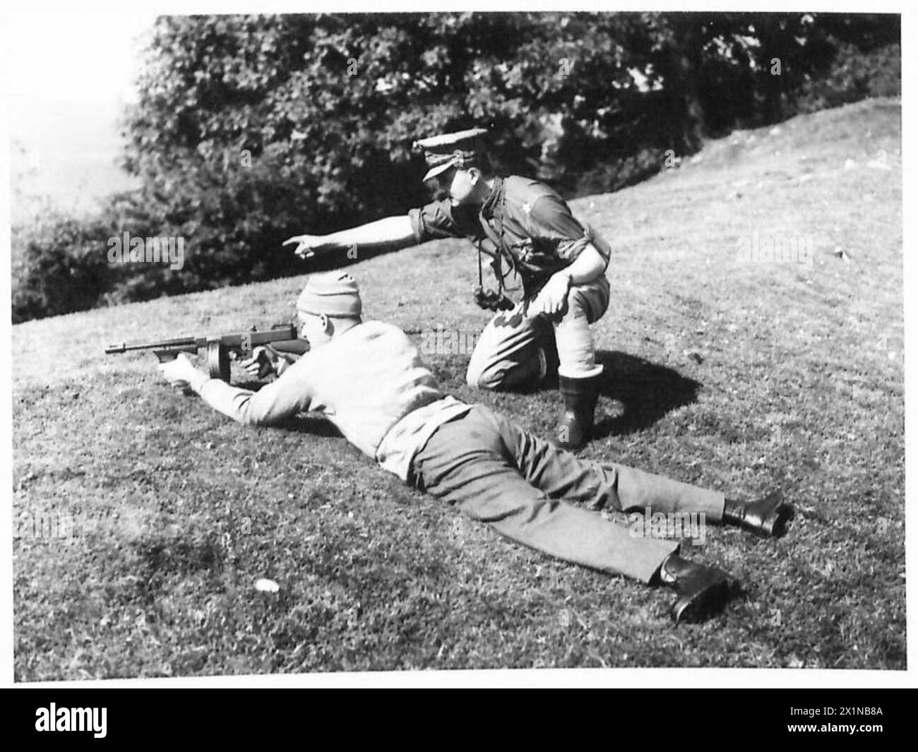 An enemy officer prepares for the last stand while British Army units ...