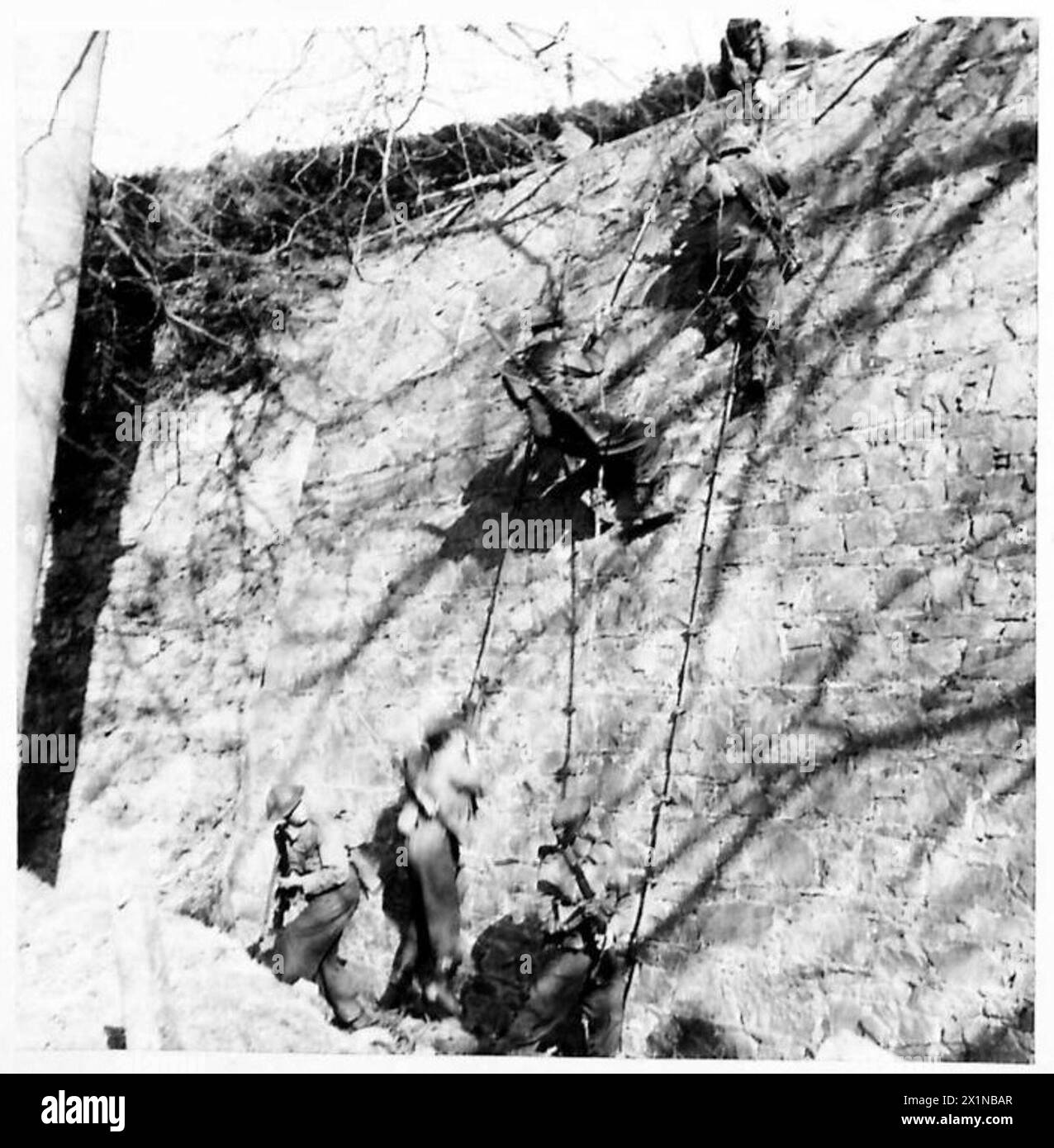 BATTLE SCHOOL TRAINING - On completion of the course, men of the battle ...