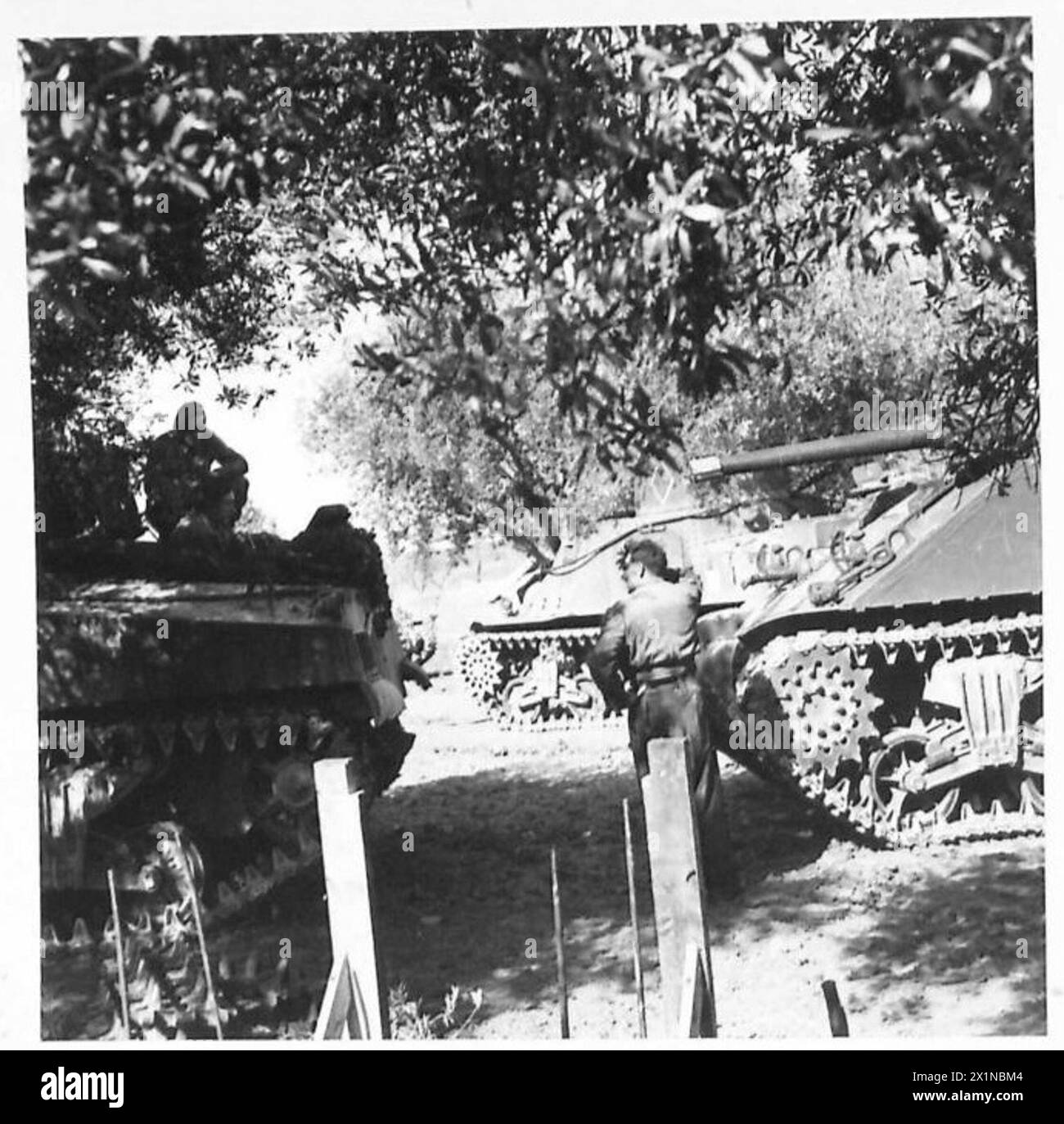 Armored vehicle repair Black and White Stock Photos & Images - Alamy