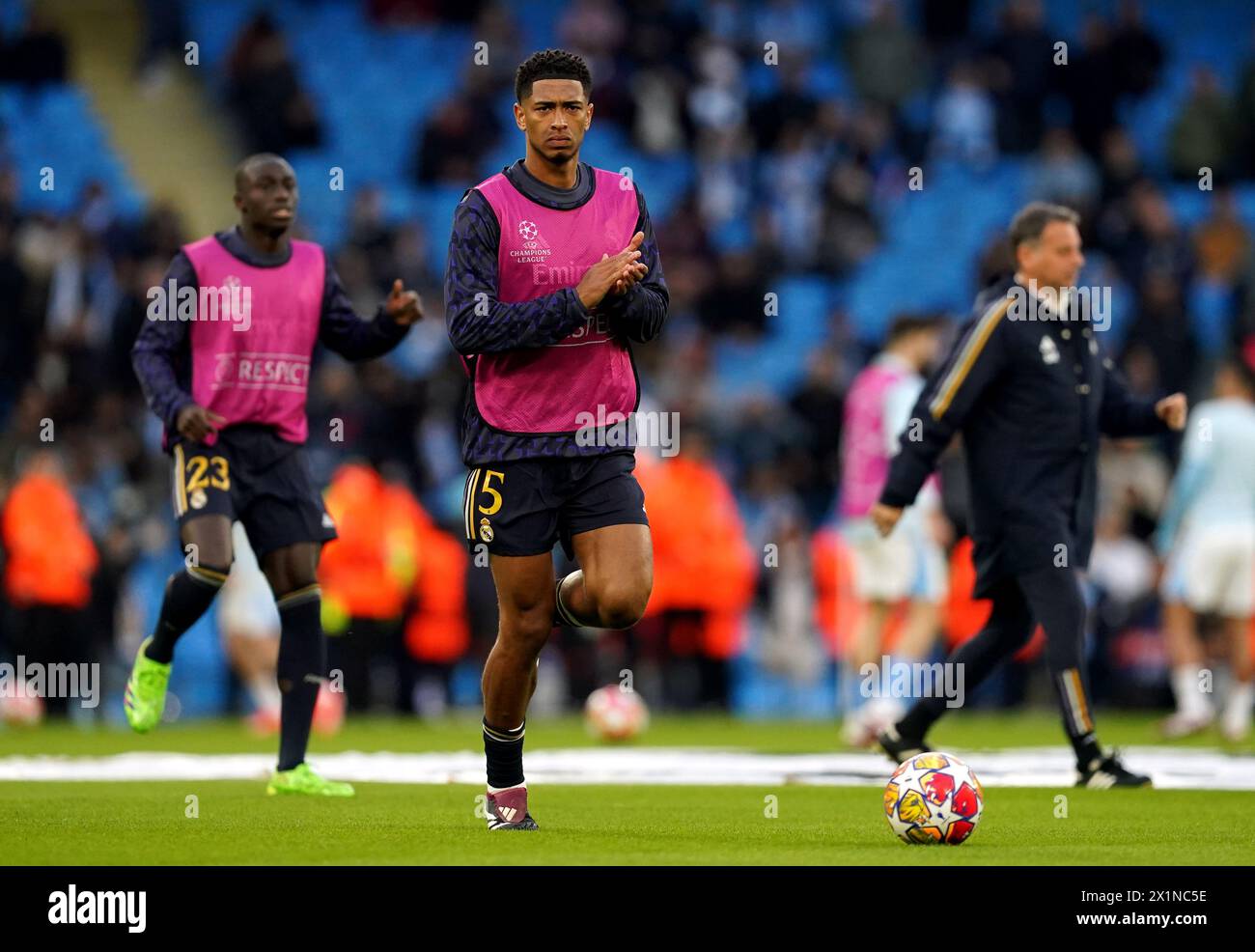 Real Madrid's Jude Bellingham ahead of the UEFA Champions League ...