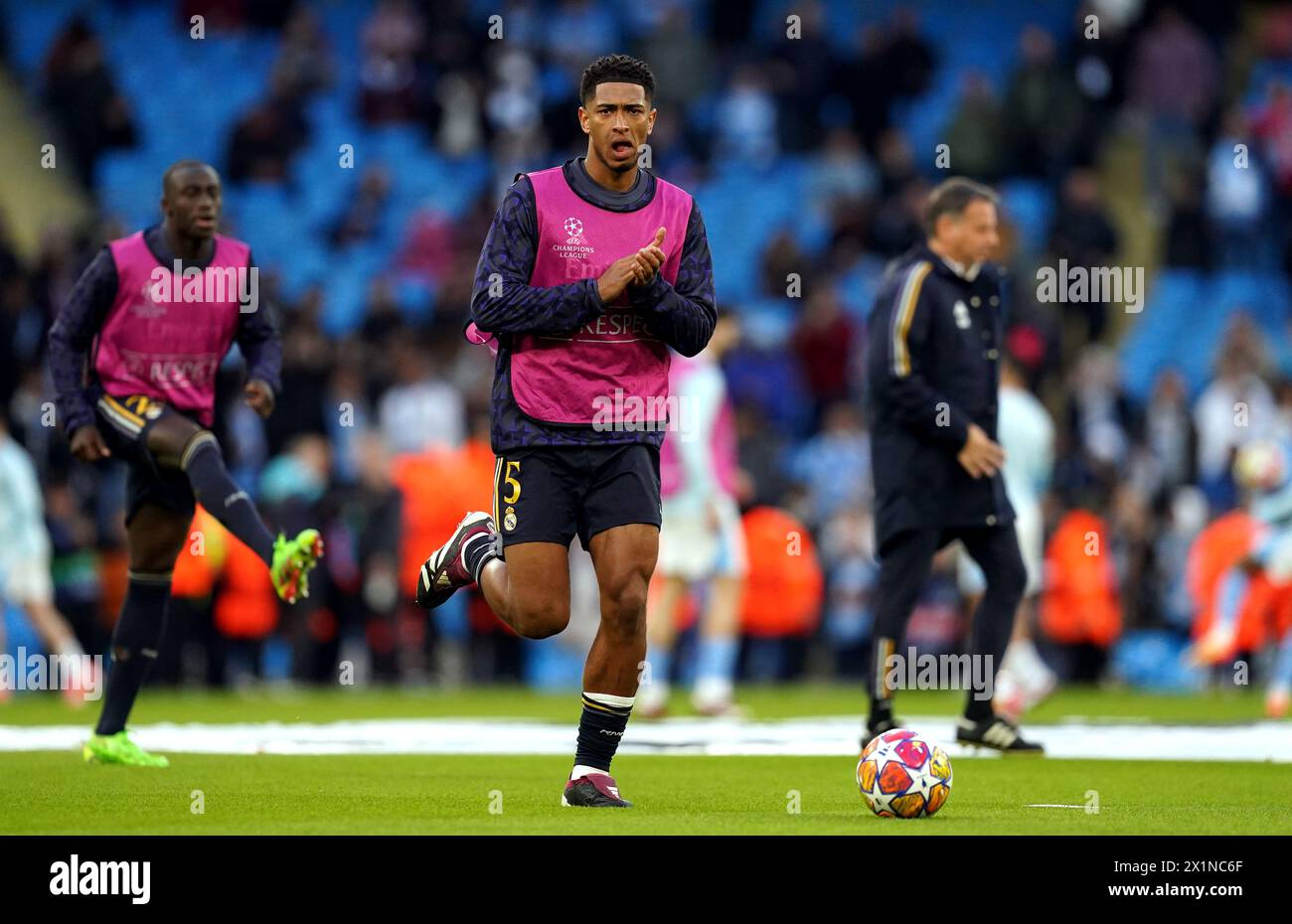 Real Madrid's Jude Bellingham ahead of the UEFA Champions League ...