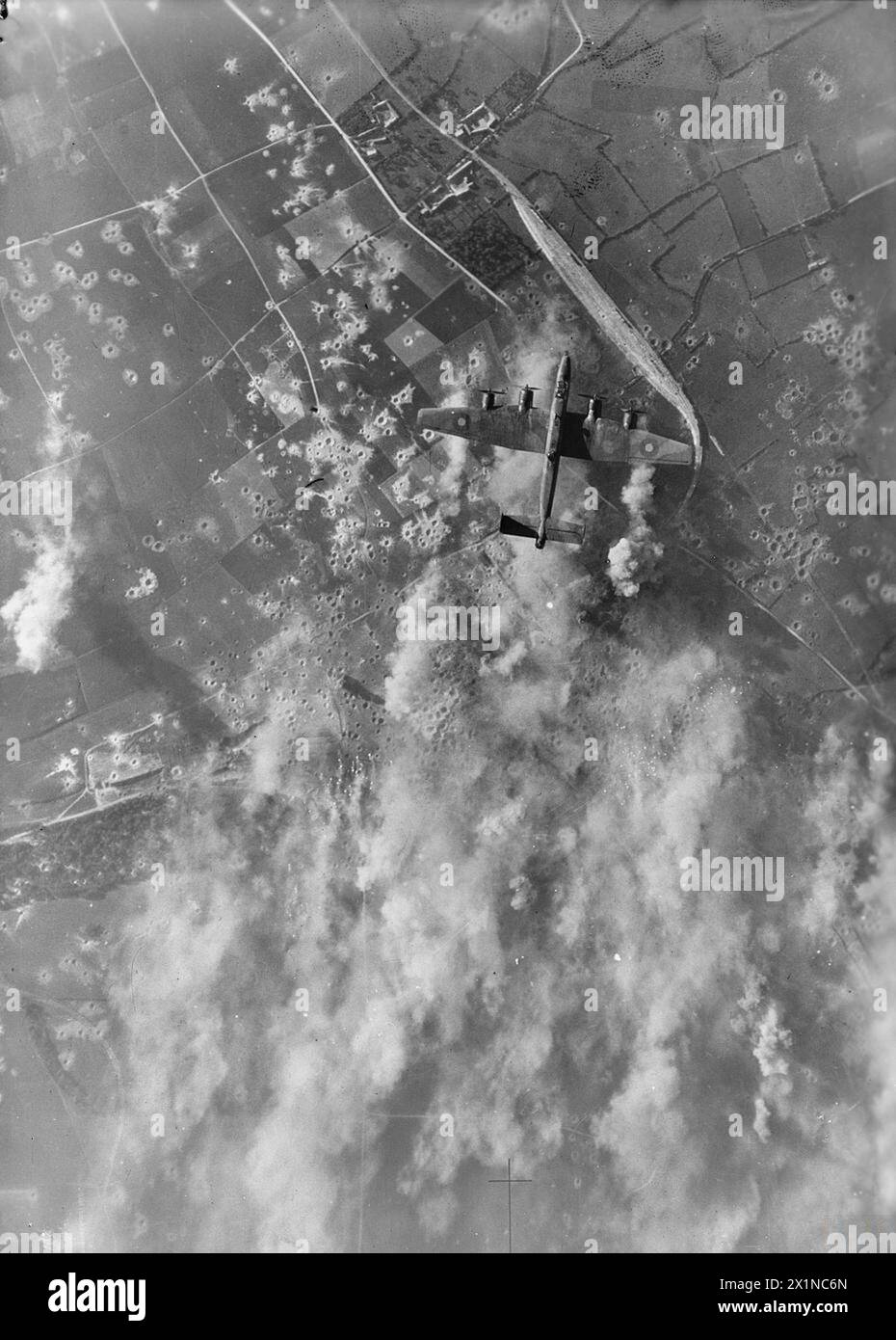 ROYAL AIR FORCE BOMBER COMMAND, 1942-1945. - Vertical aerial photograph ...