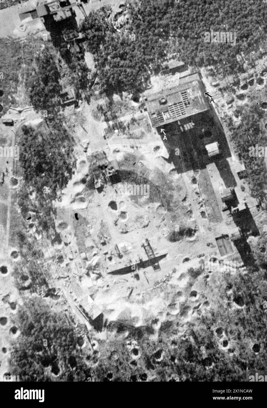 THE DEVELOPMENT OF THE V-WEAPONS, 1940-1944 - Annotated enlargement of ...