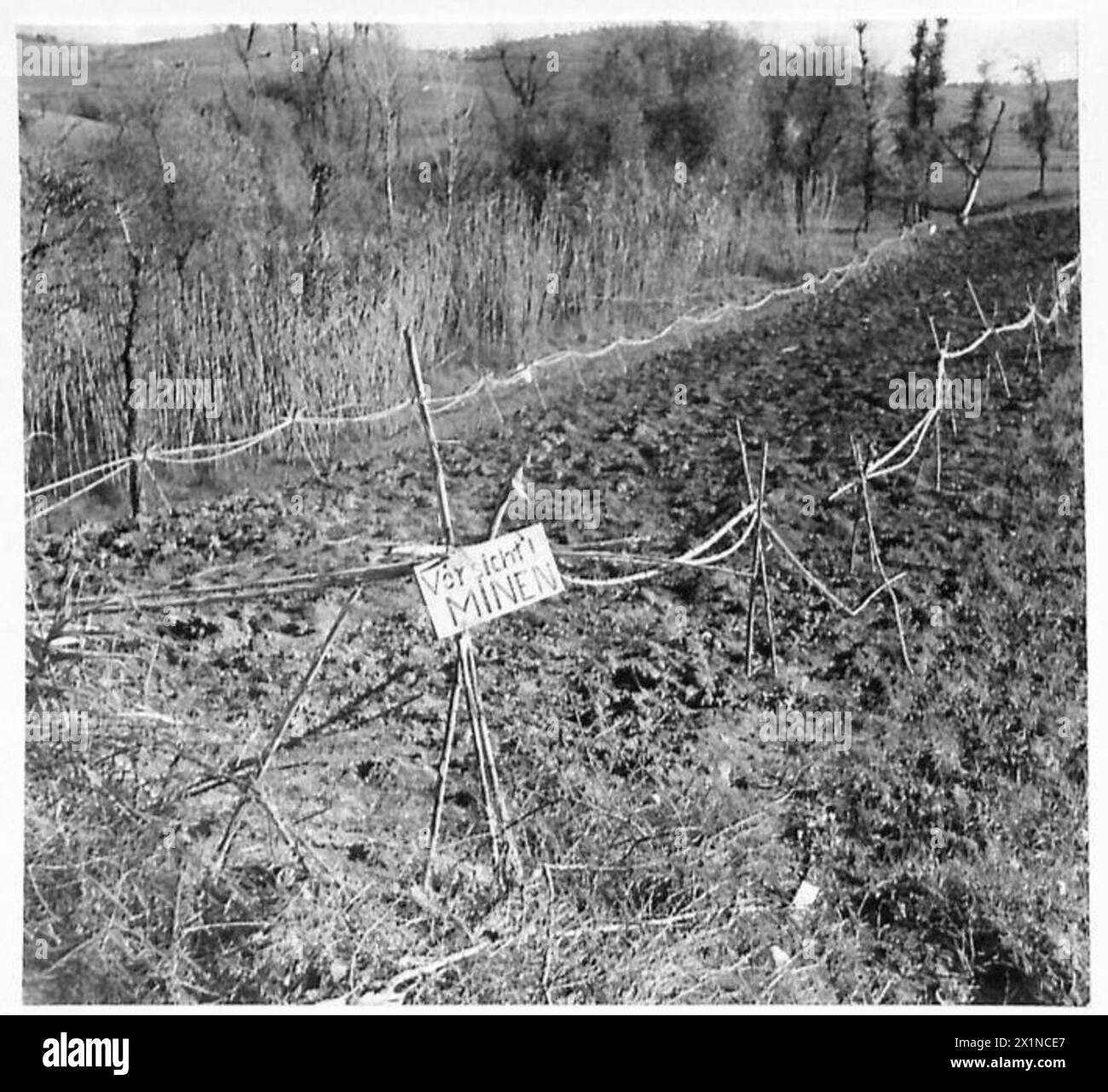 ITALY : EIGHTH ARMY - Vast minefields covered the enemy side of the ...