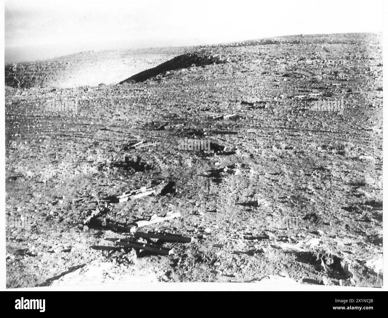 British sappers clear a minefield in Derna, rendering thousands of ...