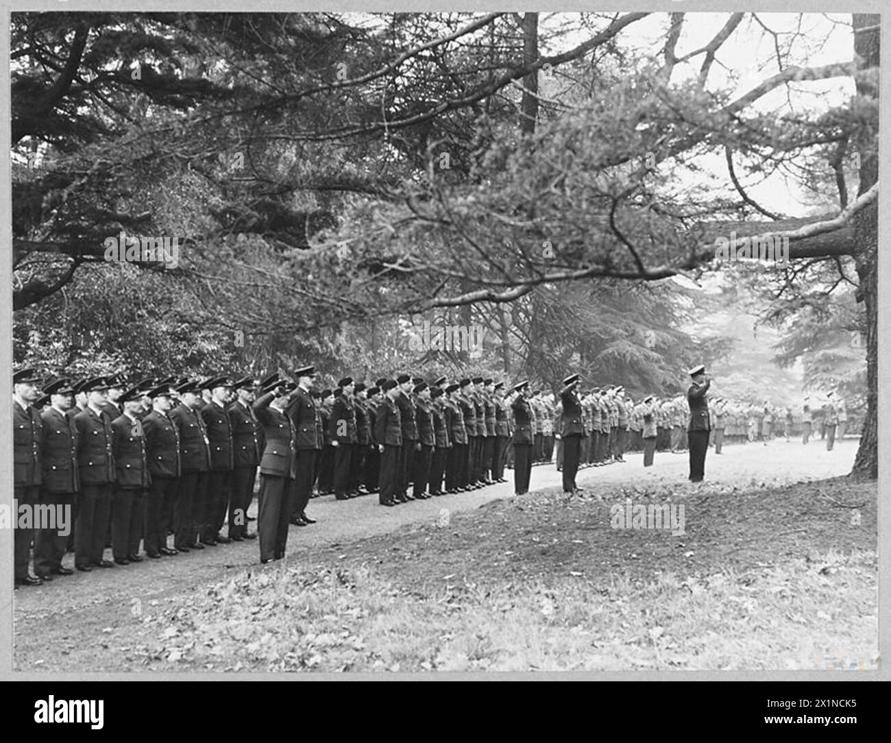 AIR VICE MARSHAL R.S. AITKEN TAKES THE SALUTE AT R.A.F. 25TH ...