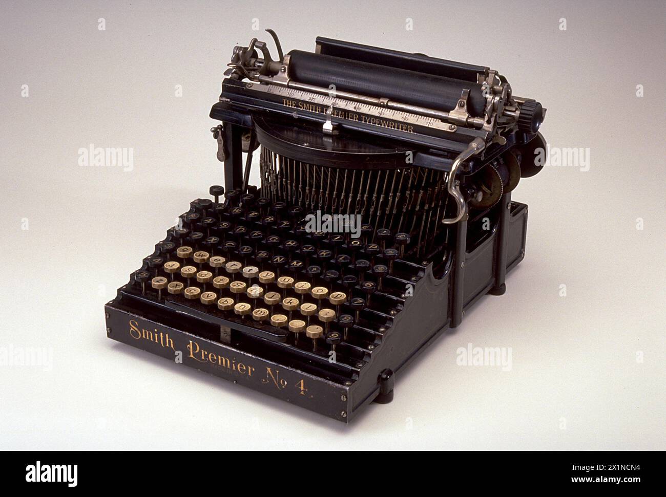 Vintage Smith Premier no 4 Typewriter, circa 1900s Stock Photo - Alamy