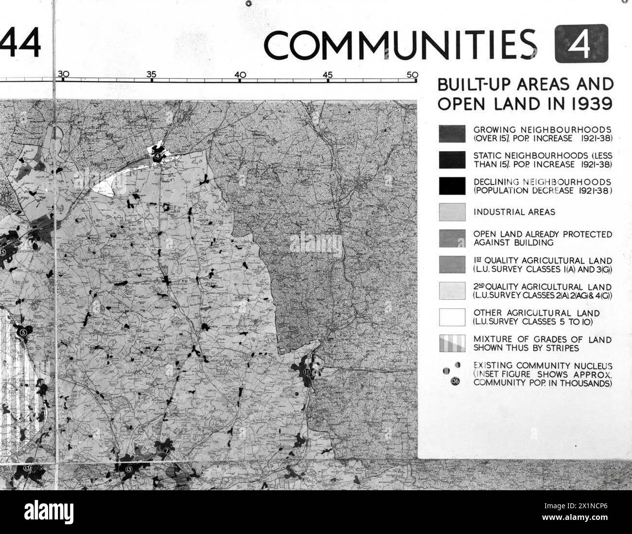 Map of britain 1939 hi-res stock photography and images - Alamy