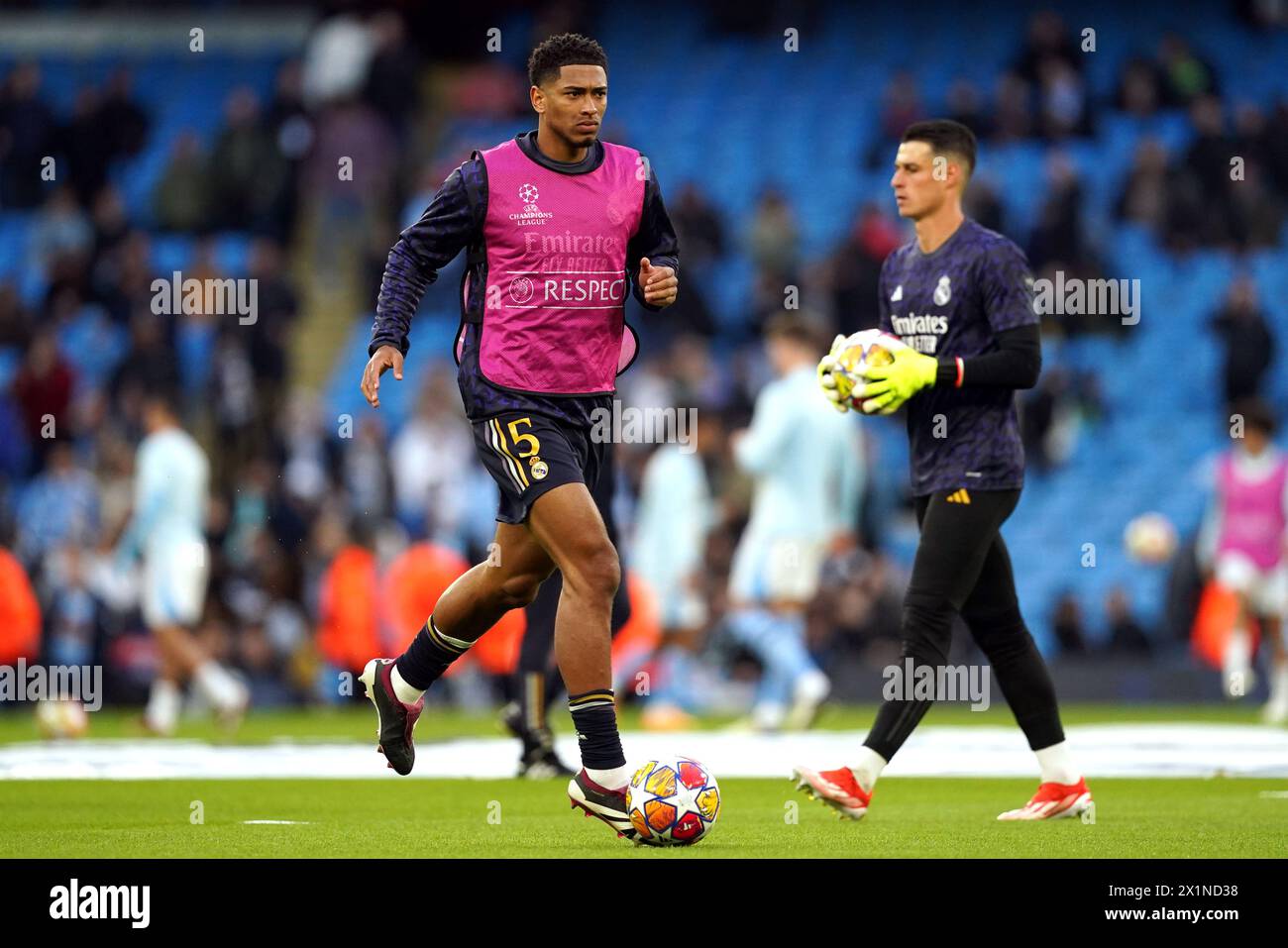 Real Madrid's Jude Bellingham ahead of the UEFA Champions League ...