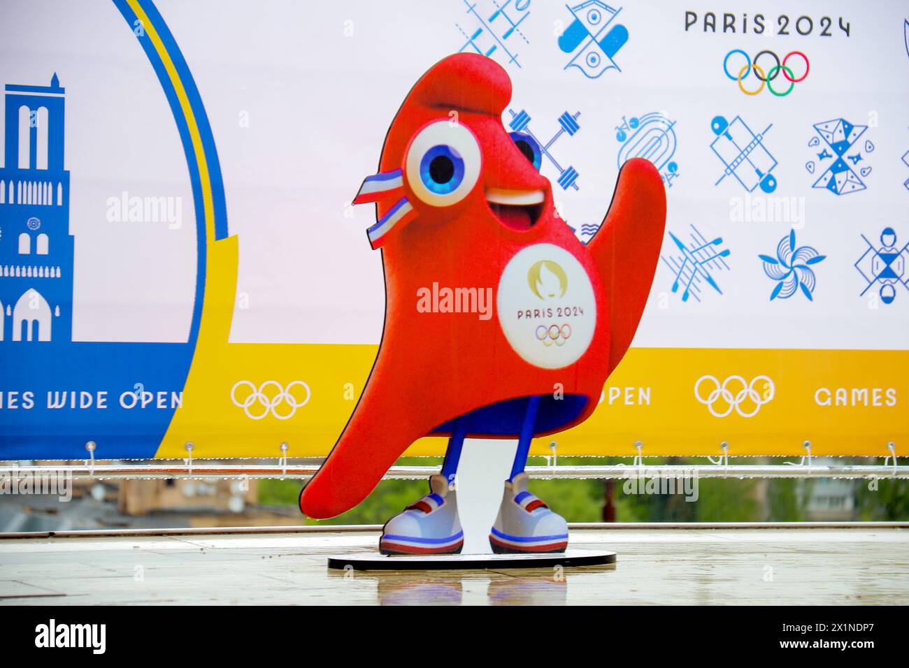 Paris olympic games 2024 mascot hi-res stock photography and images - Alamy