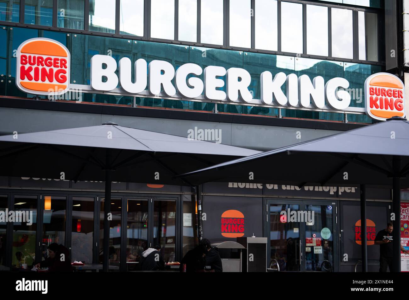 Symbolbild Logo der Fast-Food-Kette Burger King Symbolfoto Logo des Schnellrestaurant und Burger ...