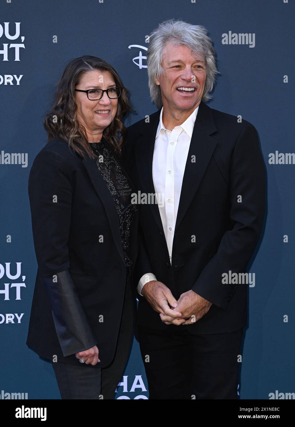 London, UK. April 17th, 2024. Jon Bon Jovi and wife Dorothea Bongiovi ...